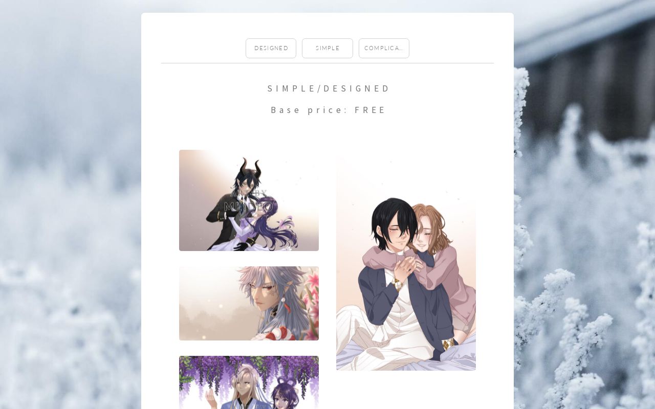 commissions backgrounds